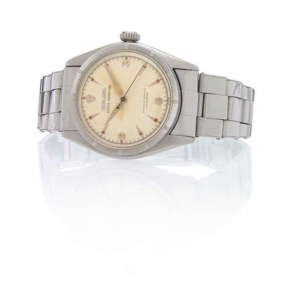 Bonhams : Rolex. A stainless steel self-winding bracelet watchOyster ...