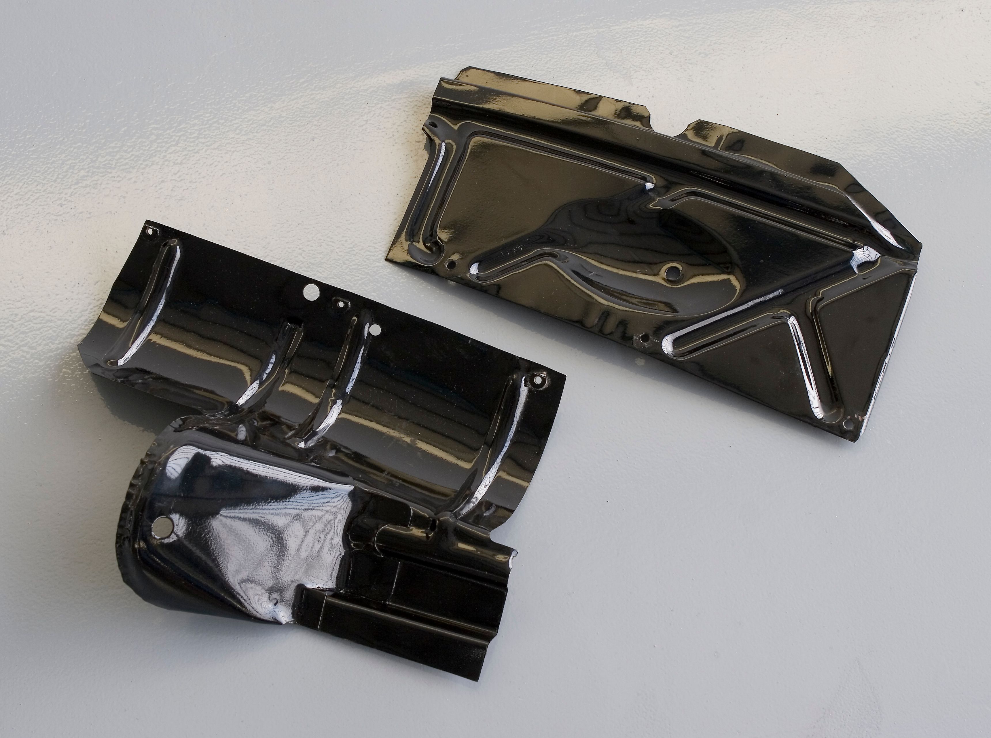 Bonhams Cars : A pair of 1934 Ford engine splash pans,