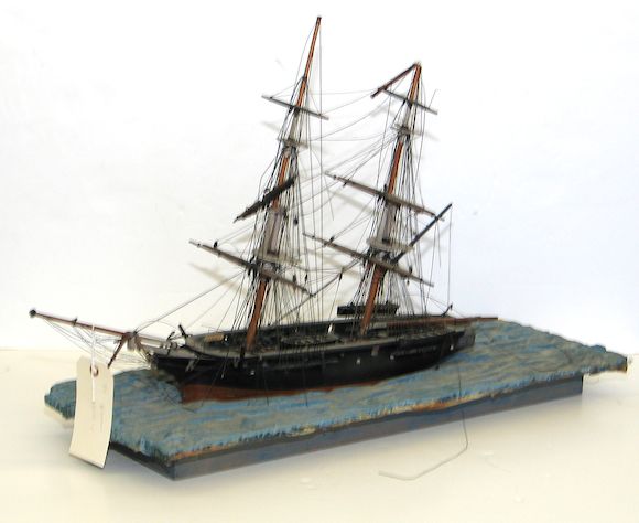 Bonhams : A ship model of the sloop Ferret