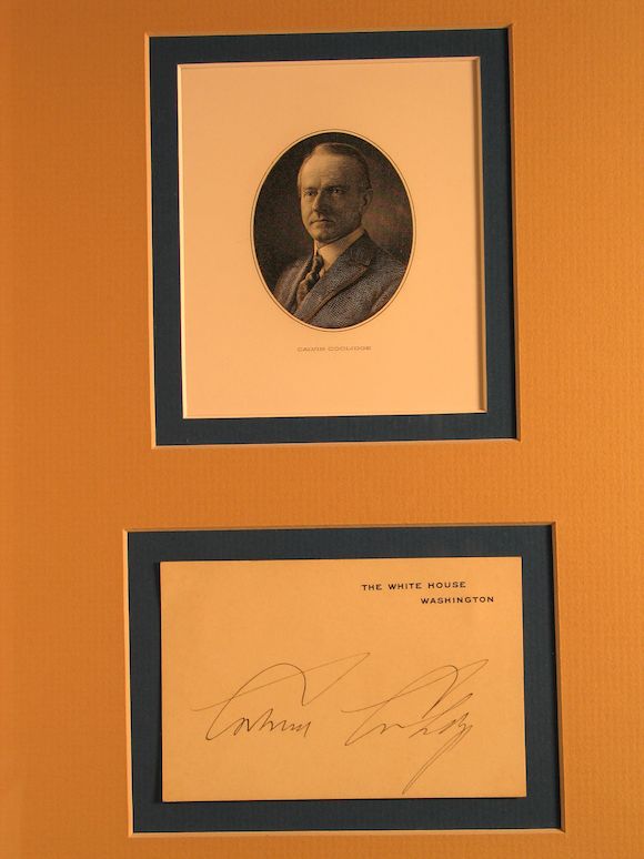 Bonhams : PRESIDENTIAL SIGNATURES.