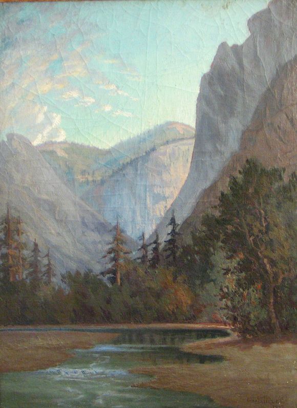 Bonhams : George Smith Tilden (American, 1867-1932) A valley in the ...