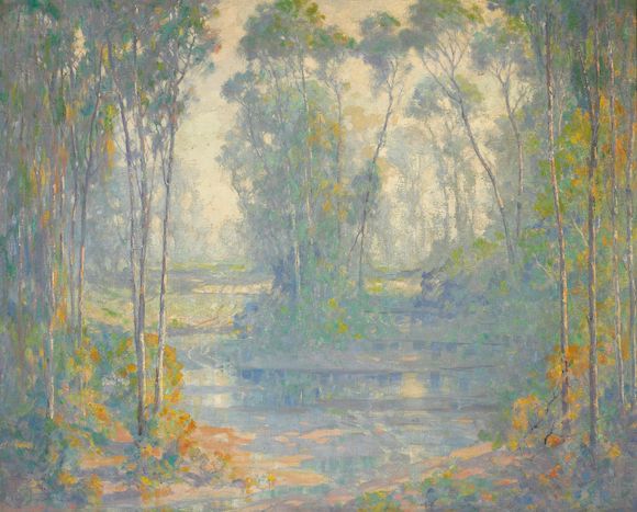 Bonhams : H. Raymond Henry (American, 1882-1974) Early Morning 40 x 50in