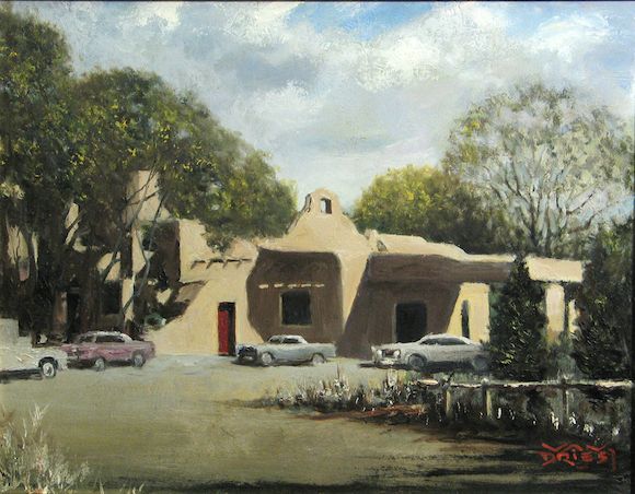 Bonhams : Dirk van Driest (American, 1889-1989) New Mexico architecture ...