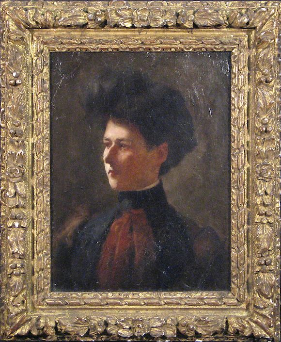 Bonhams : Ernest Randall (American, b.1877) Portrait of a Woman ...