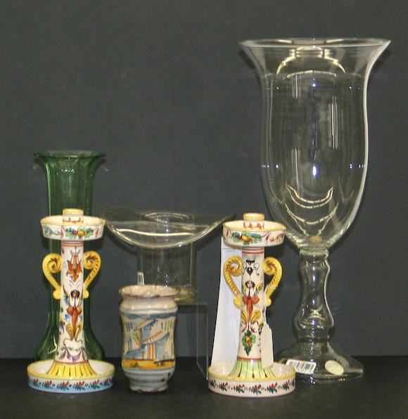 Bonhams An Assembled Grouping Of Continental Ceramics And Glass