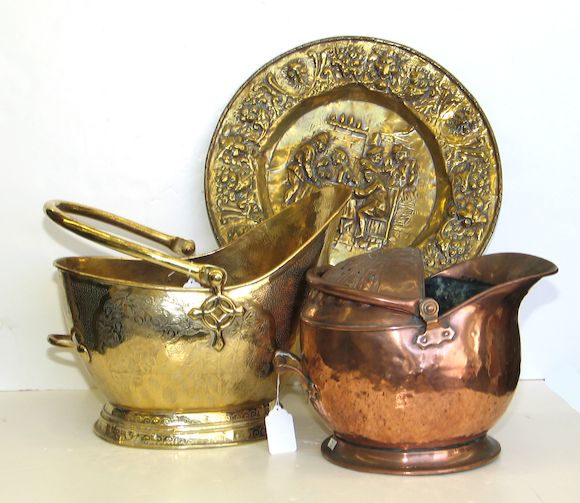 Bonhams : A group of English copper and brass