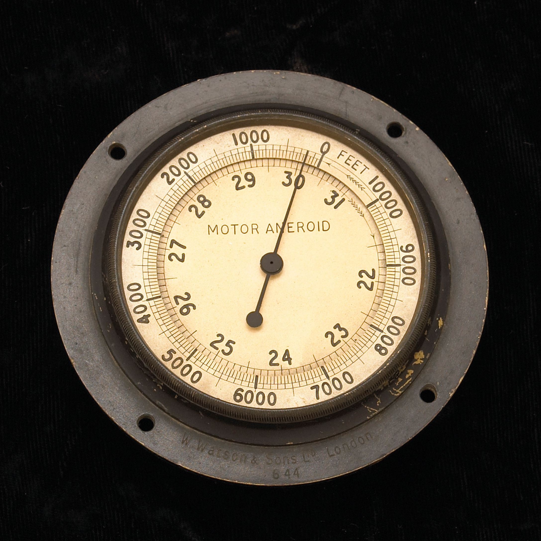 Bonhams Cars : A good Motor Aneroid by W. Watson & Sons, Ltd, London ...