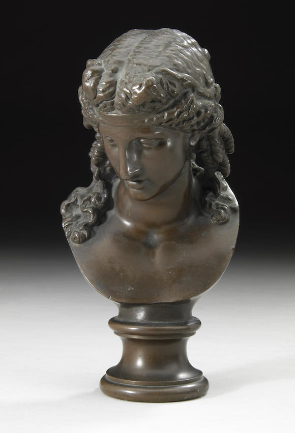 Bonhams A French Patinated Bronze Bust