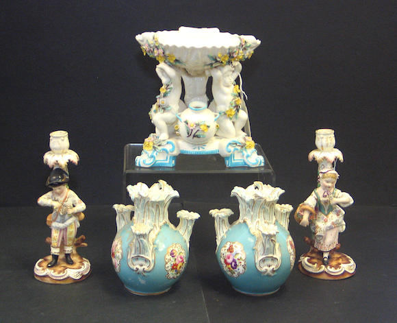 Bonhams An Assembled Group Of English Porcelain