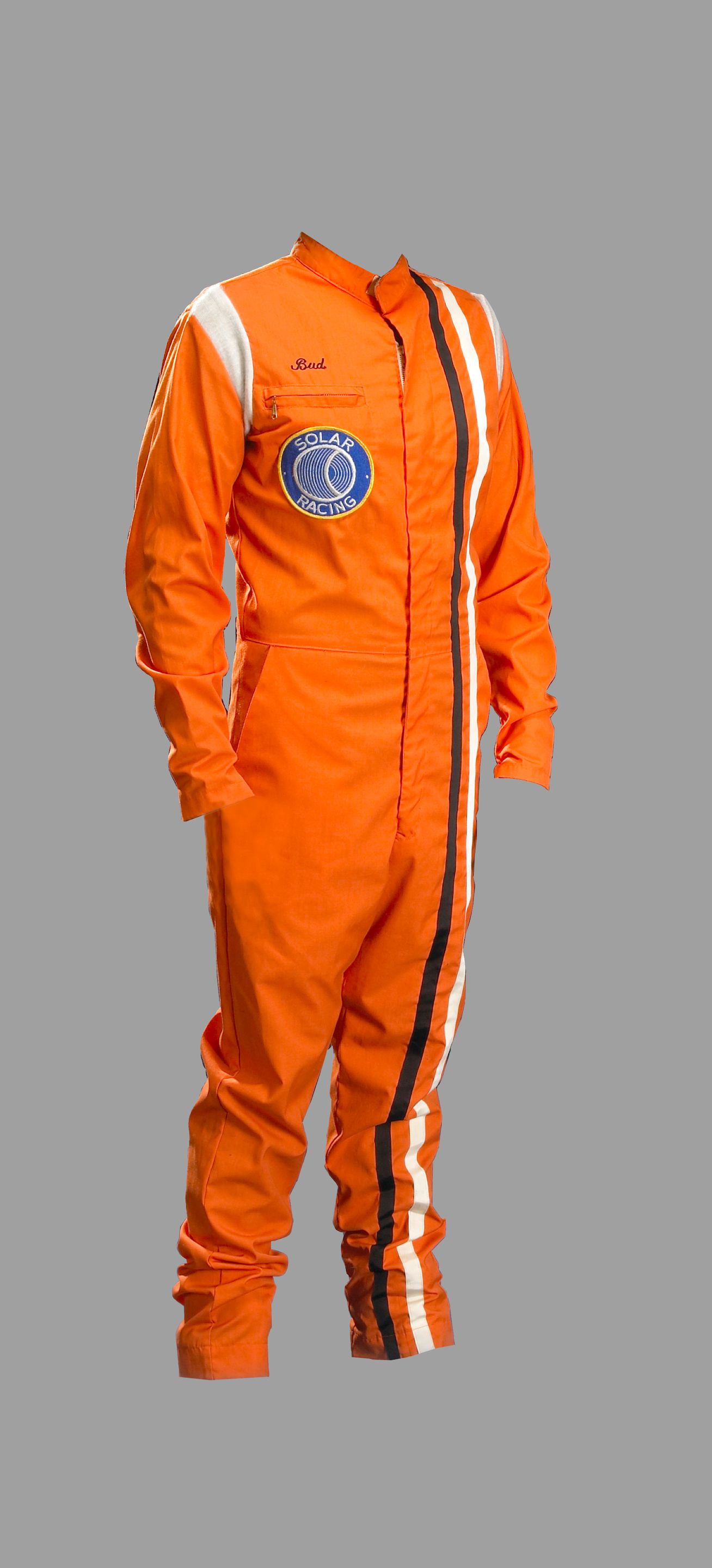Bonhams Cars : A race driver's suit "Solar Racing", used circa 1970,
