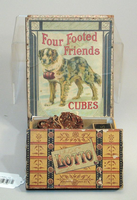 Bonhams : Early paper label games/puzzles