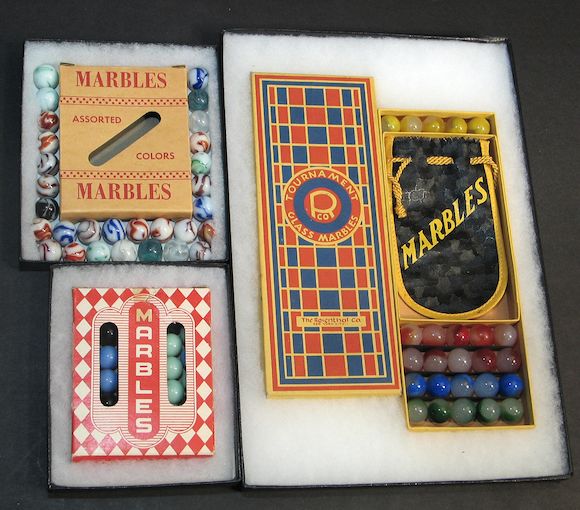 Bonhams : Boxed marble assembled grouping