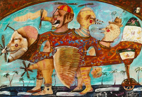 Bonhams : Alejandro Colunga (Mexican, born 1948) Avioncito Fiu De Pepe ...