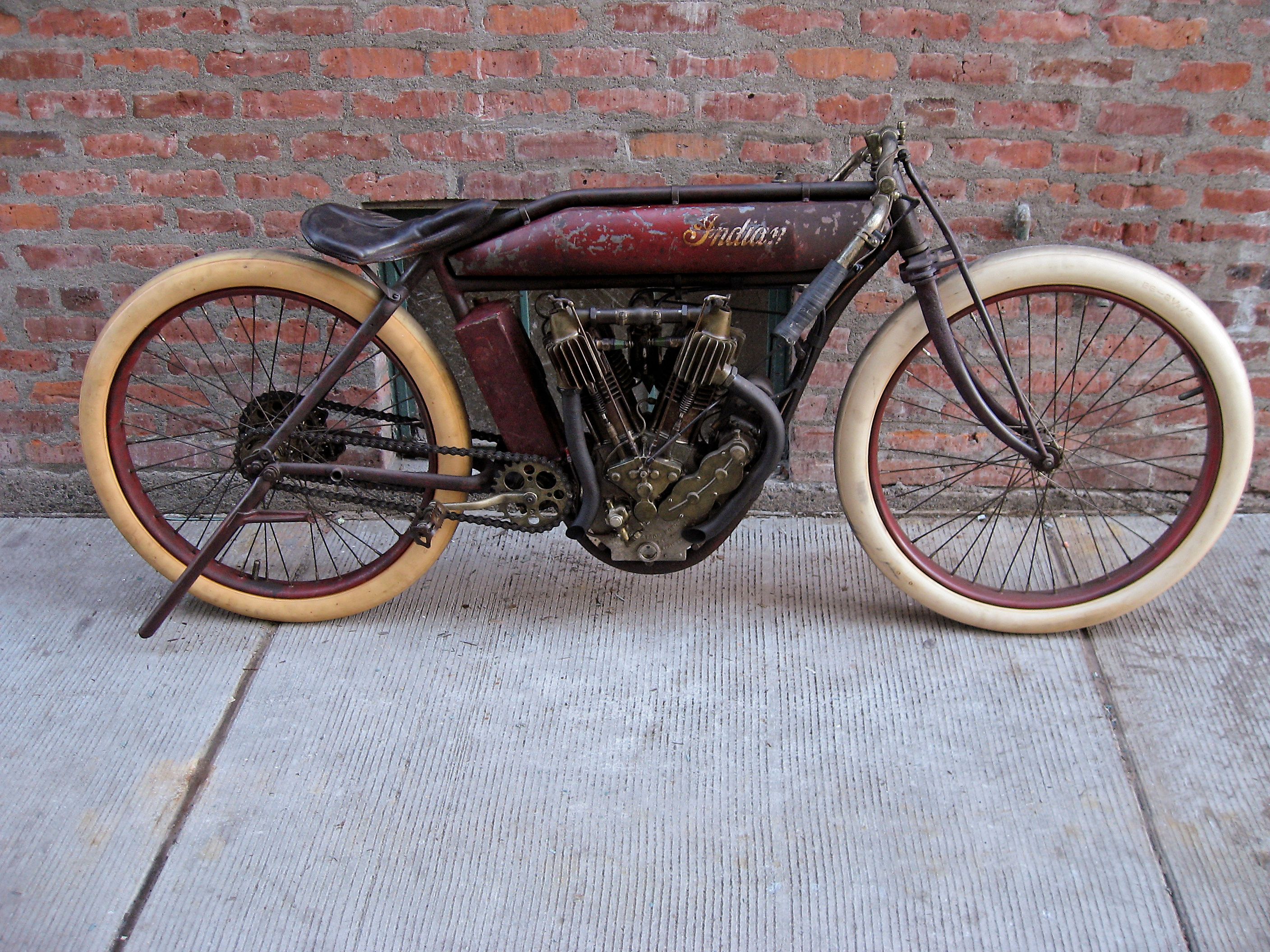 Bonhams Cars : First Indian Motorcycle Built in 1912,1912 Indian 61ci Board-Track Racing ...