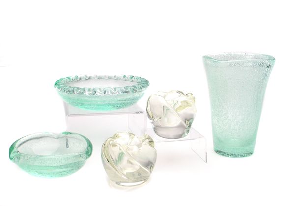Bonhams : A group of Daum Nancy mid 20th century glass articles