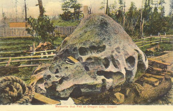 Bonhams : Collection of Meteorite Postcards Four Postcards Featuring ...