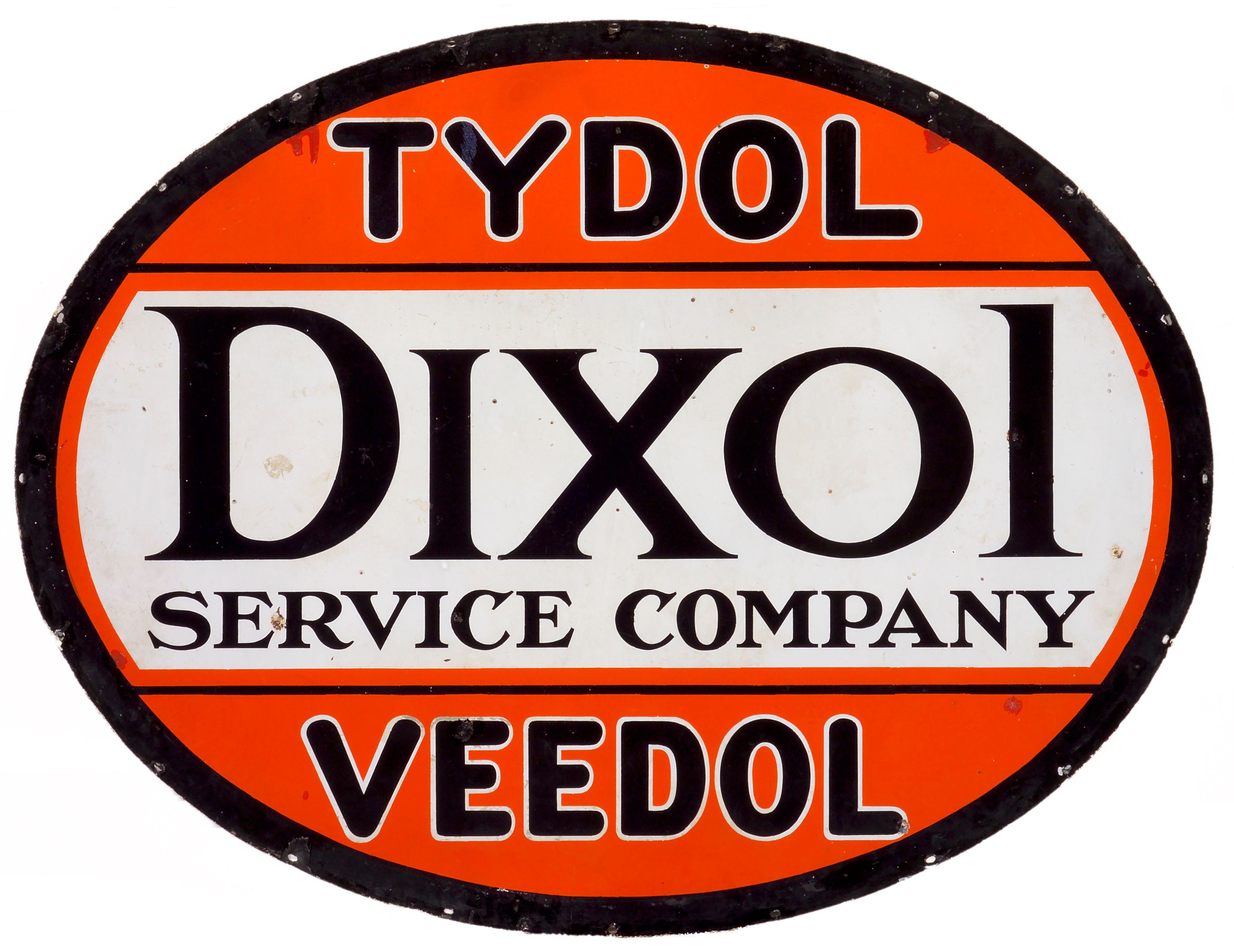 Bonhams Cars : A large oval Tydol, Veedol, Dixol Service Company ...