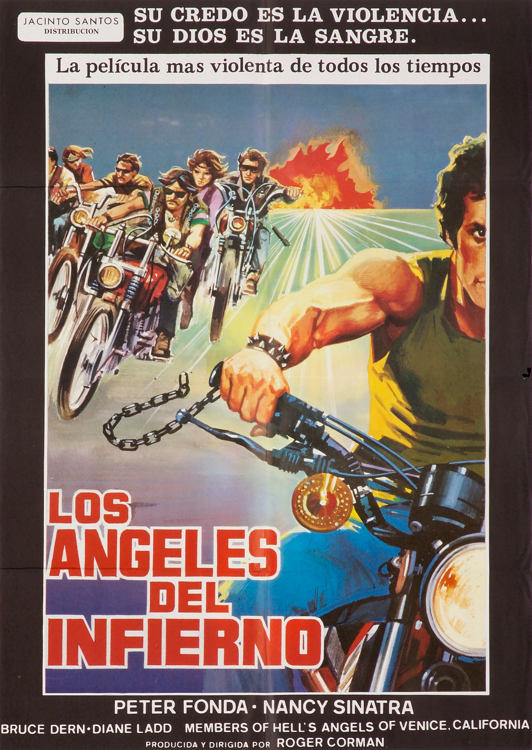 A Spanish one sheet original 1983 movie poster for 'The Wild Angels ...