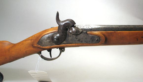 Bonhams : A German Model 1809 percussion conversion musket
