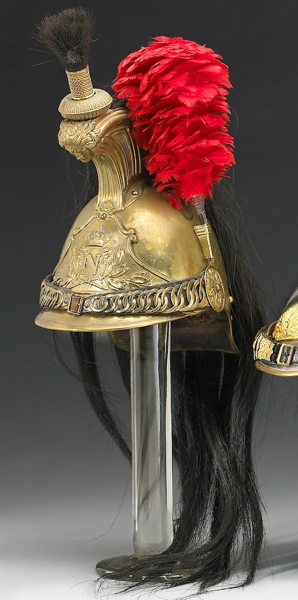 Bonhams : A scarce French 2nd Empire Model 1854 helmet for the Dragoons ...