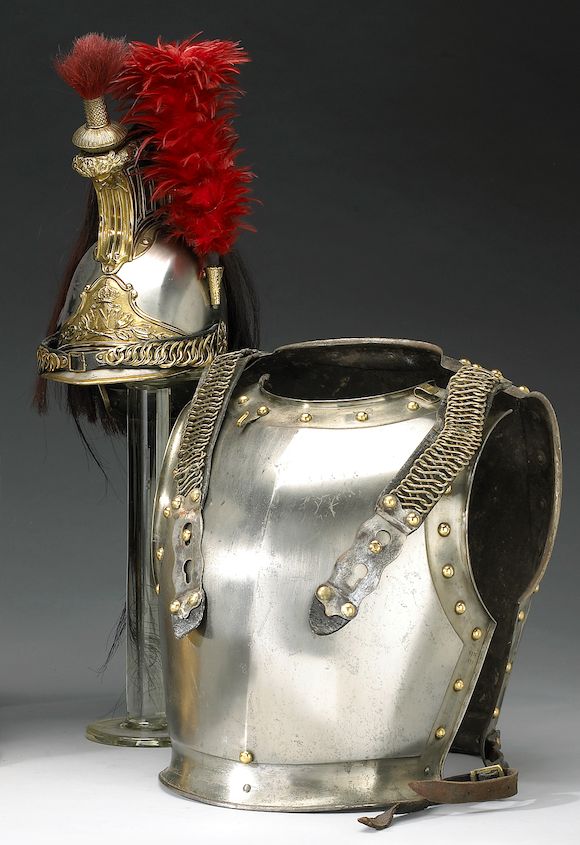 Bonhams : An assembled French 2nd Empire Model 1854 helmet and body ...
