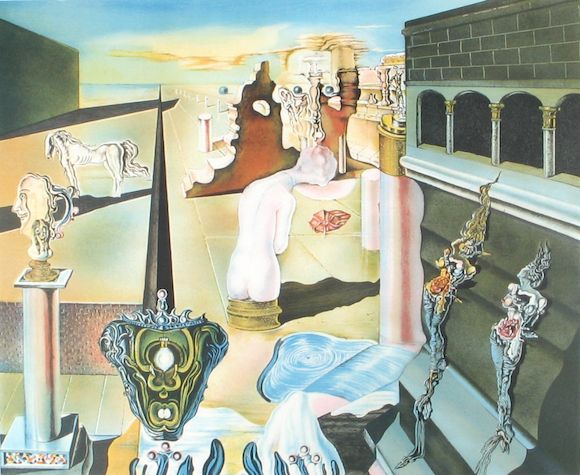 Bonhams : After Salvador Dalí; by Leon Amiel Invisible Man;