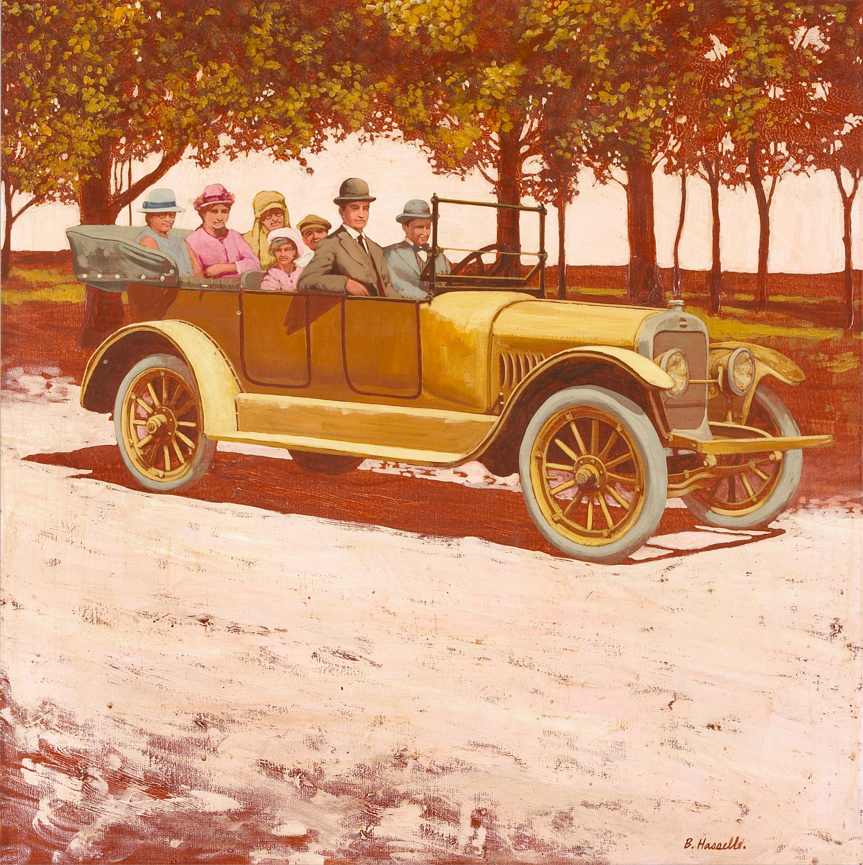 Bonhams Cars : "The Family Outing" by Bruce Robert Hassells,