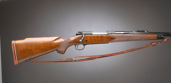 Bonhams : A .458 Magnum pre-64 Winchester Model 70 African Grade bolt ...