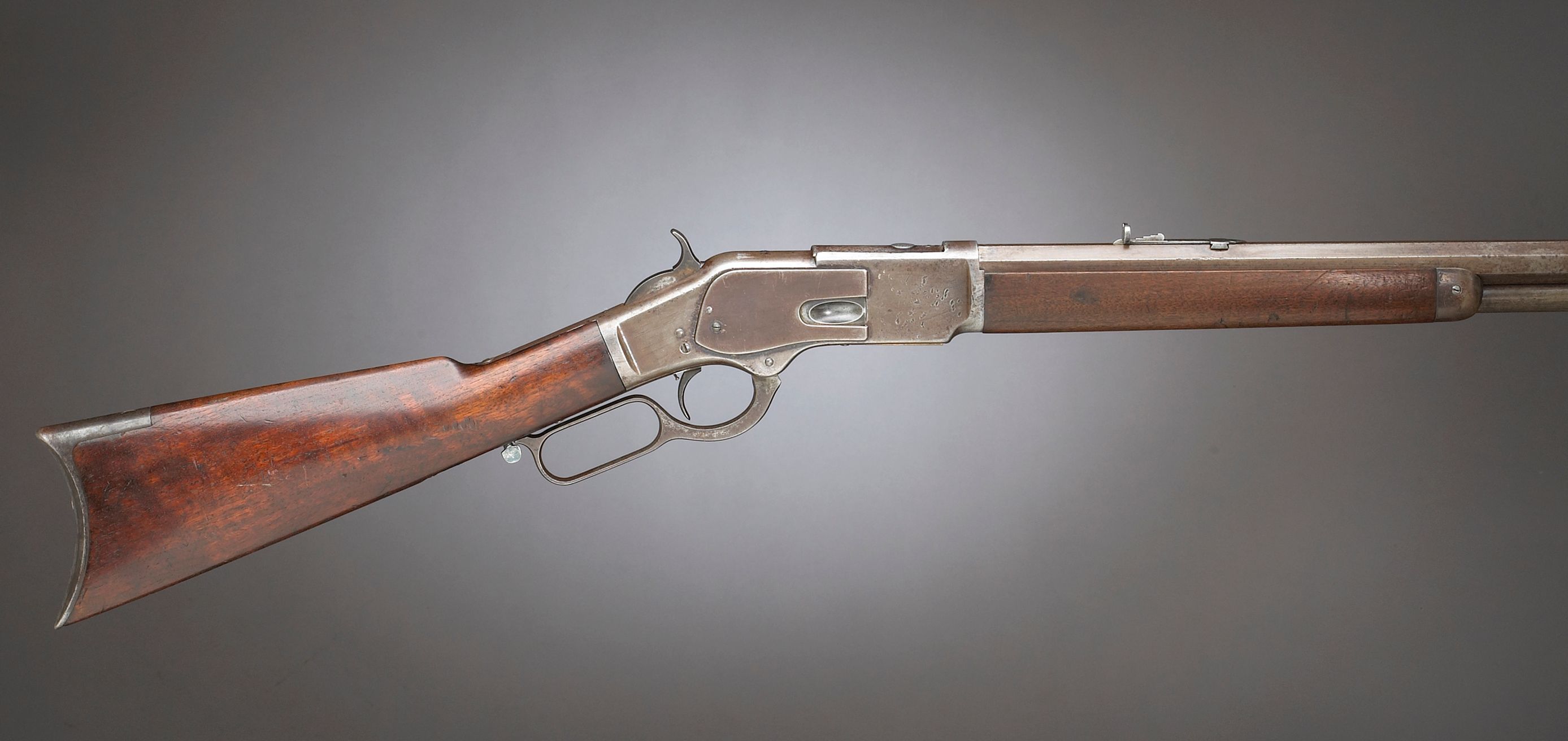 A scarce early First Model Winchester Model 1873 lever action rifle ...