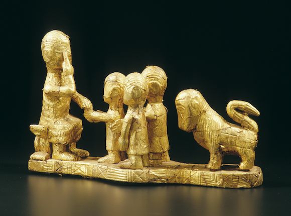 Bonhams : An Akan staff finial