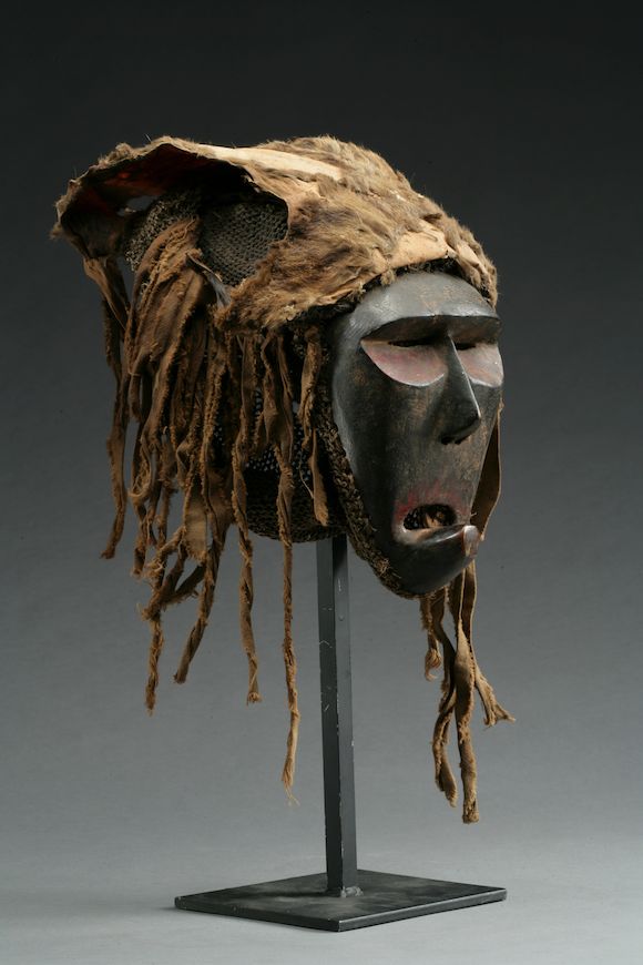 Bonhams : A Chokwe or Mbunda dance mask