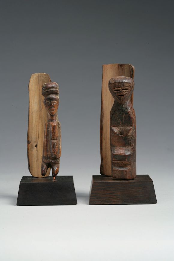 Bonhams : Two Lwalwa divination implements