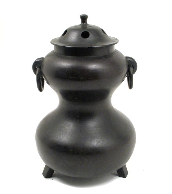 Bonhams : A Japanese bronze covered brazier for the tea ceremony