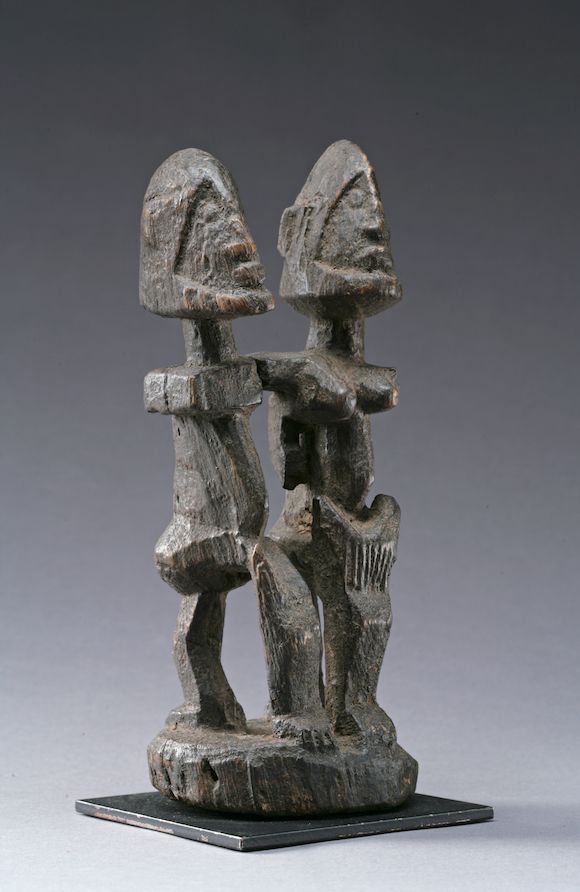 Bonhams : A fragmentary Dogon primordial couple