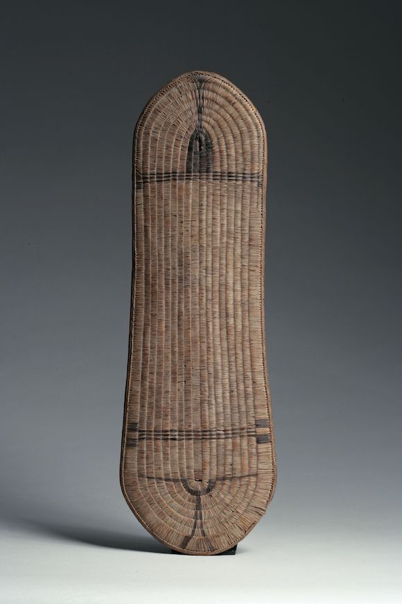 Bonhams : A Solomon Islands wicker shield