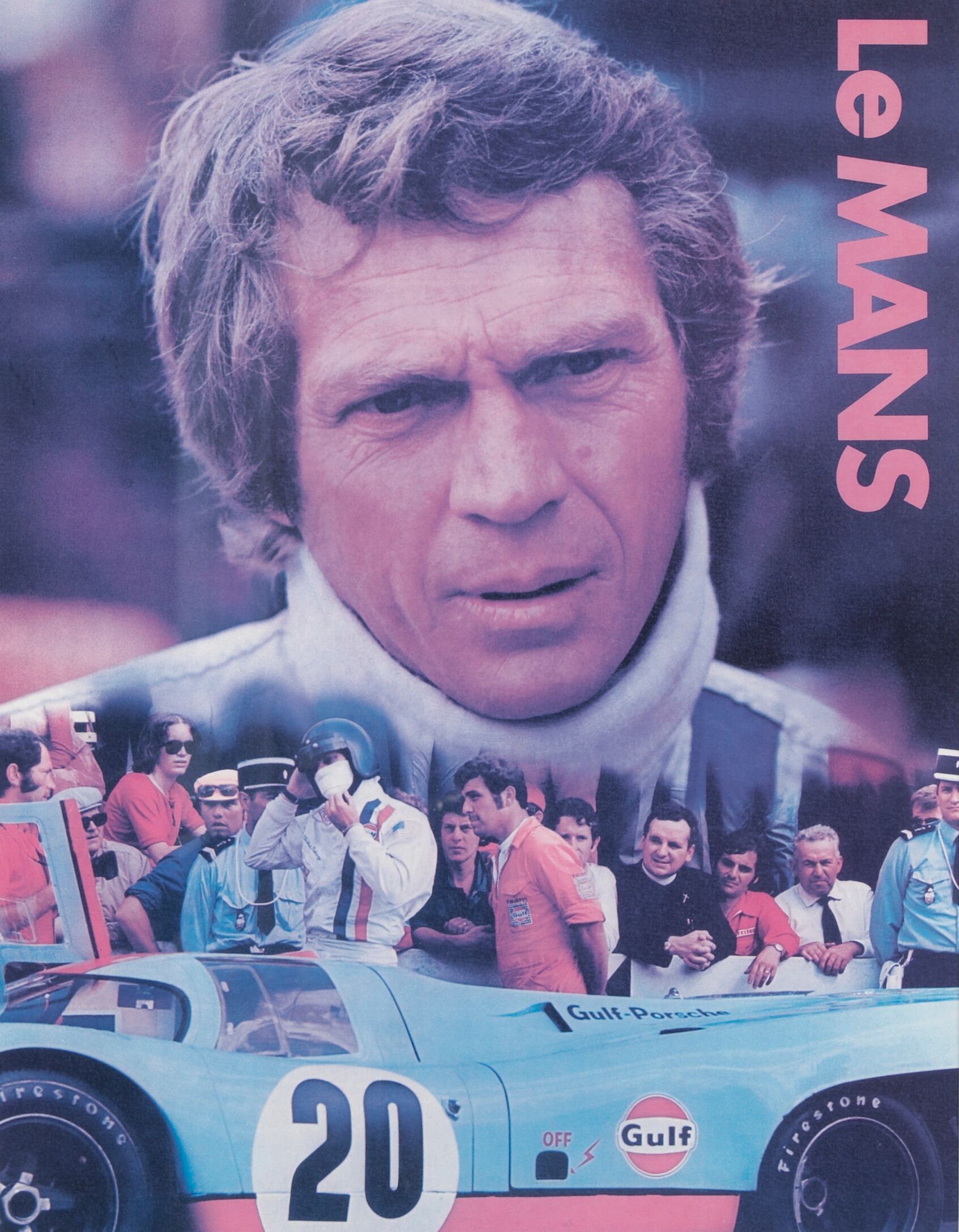 Bonhams Cars : A 'Le Mans' promotional poster,