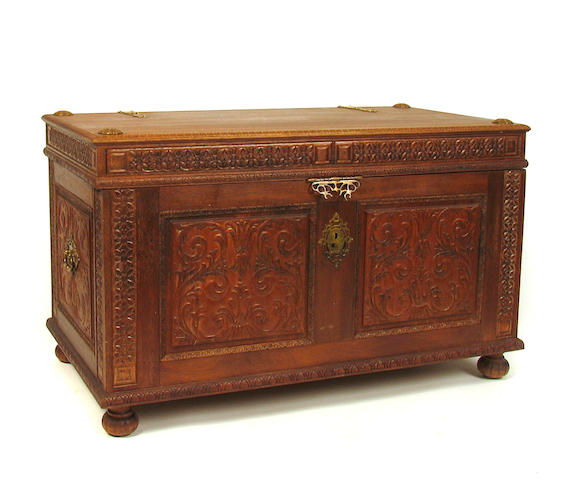 Bonhams A Renaissance Style Brass Mounted Coffer