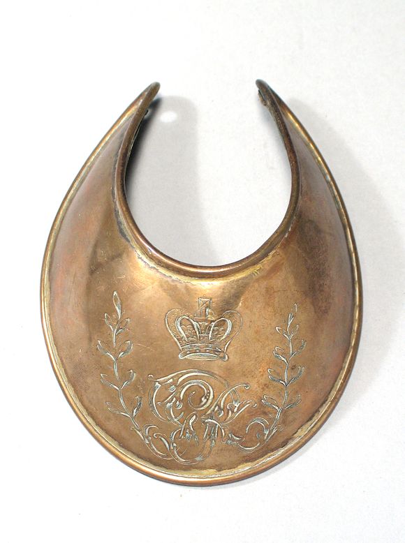 Bonhams : A Georgian officer's universal pattern gorget