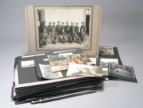Bonhams : A photograph album of hunting scenes taken by Lt. Col. John ...