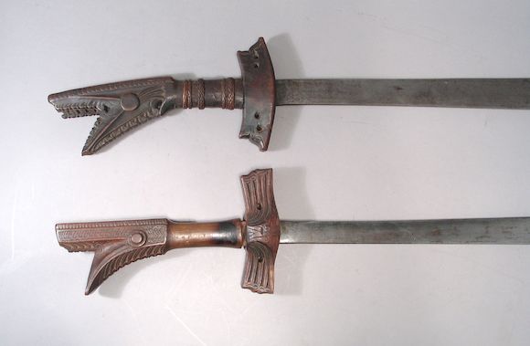 Bonhams : A lot of two Malay campilan