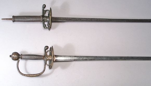 Bonhams : A lot of two small swords