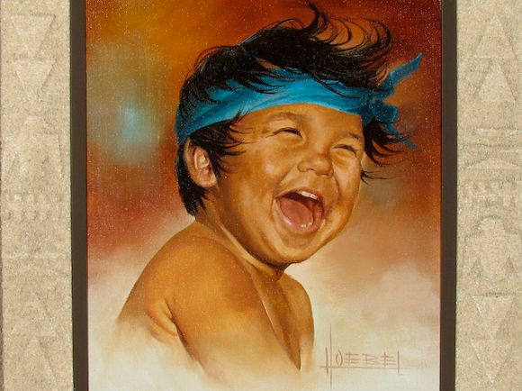 Bonhams : Beverly Hoebel (American, 20th century) A Portrait of a ...