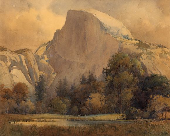 Bonhams : Percy Gray (1869-1952) Half Dome, 1921 16 x 20in