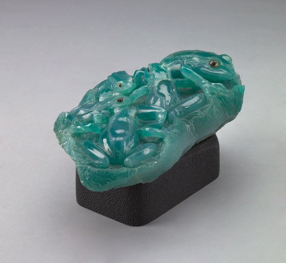 Bonhams : Rare Smithsonite Carving