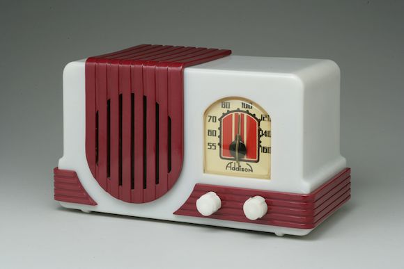 Bonhams : Addison 2 Waterfall Grille 1940 White case with matching ...