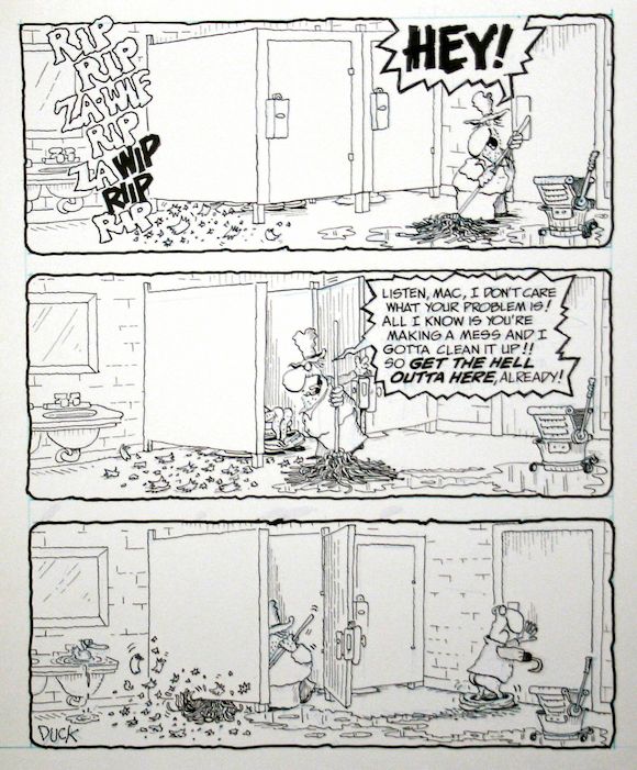 Bonhams : Five pages of Duck Edwing from MAD Magazines