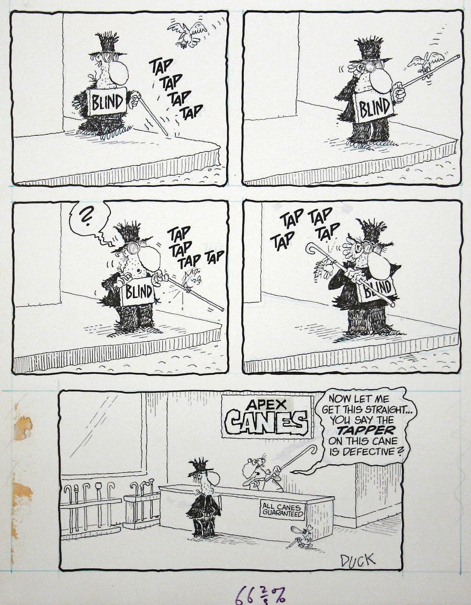 Bonhams : Five pages of Duck Edwing from MAD Magazines