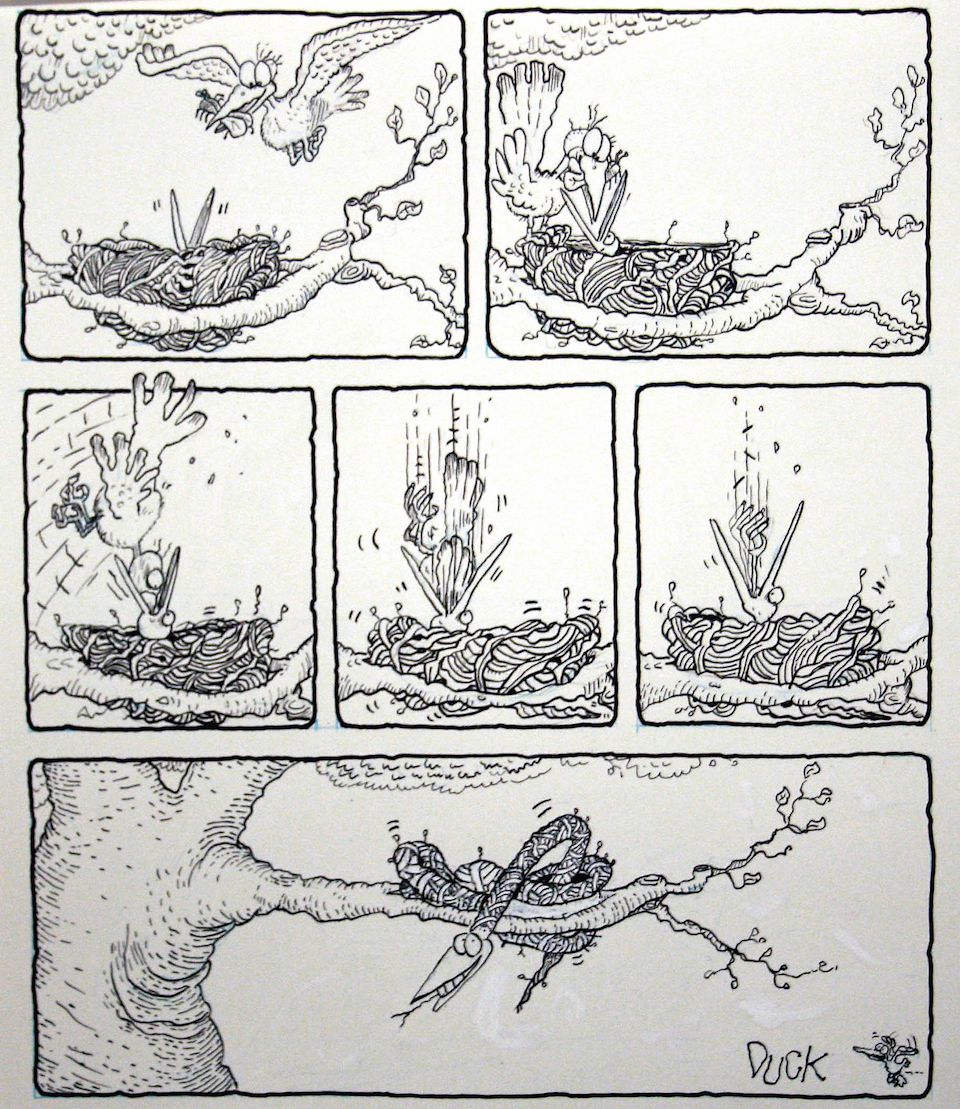 Bonhams : Five pages of Duck Edwing from MAD Magazines