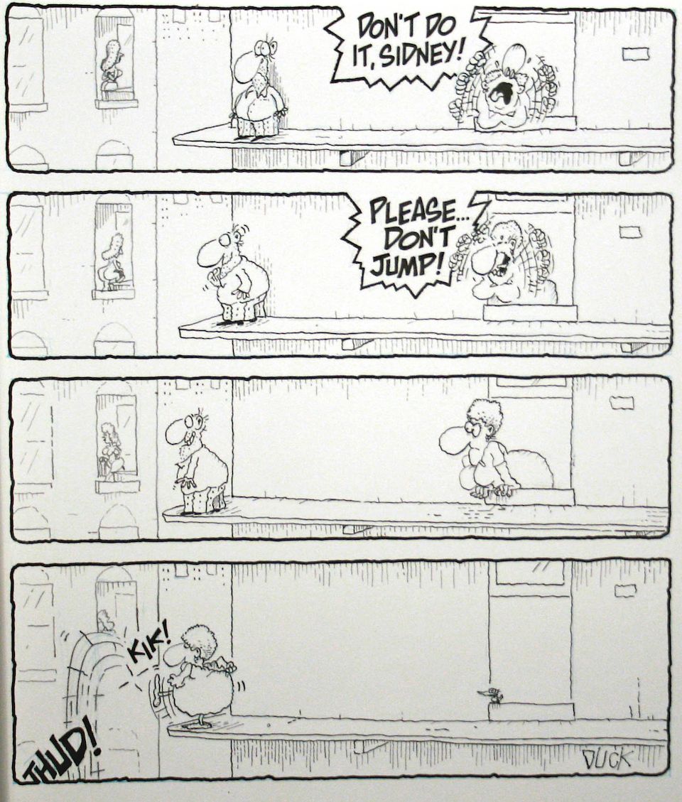 Bonhams : Five pages of Duck Edwing from MAD Magazines