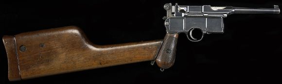 Bonhams : A scarce Mauser Model 1896 six-shot fixed sight conehammer ...